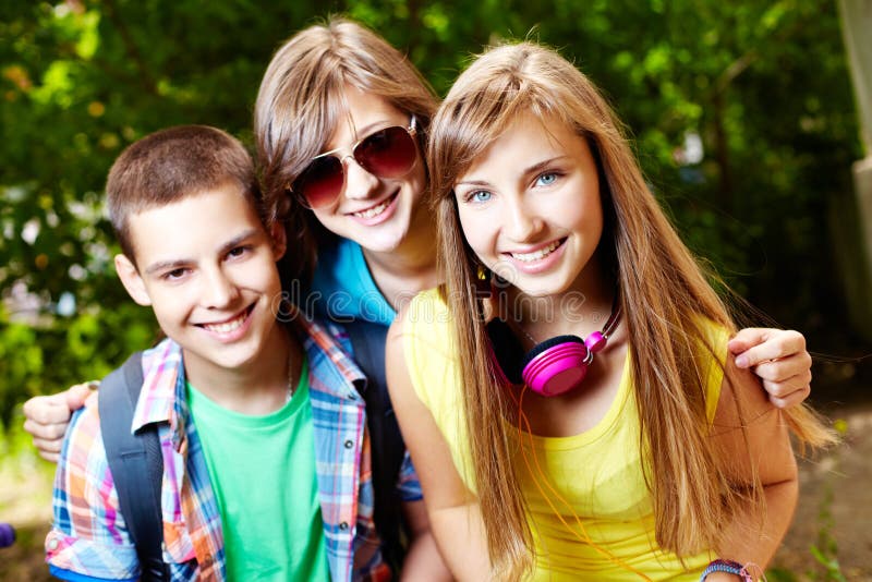 Best friends stock image. Image of leisure, glancing - 28377289