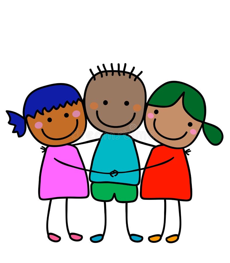 Kids Hug Clip Art Kids Hugging Vector Art, Icons, And Graphics For
