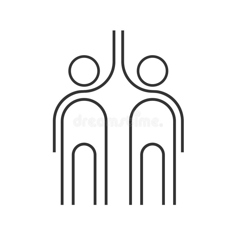 Best friends flat icon stock vector. Illustration of handshake - 213685760