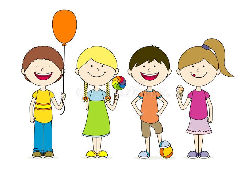 Four Friends Stock Illustrations – 1,718 Four Friends Stock ...