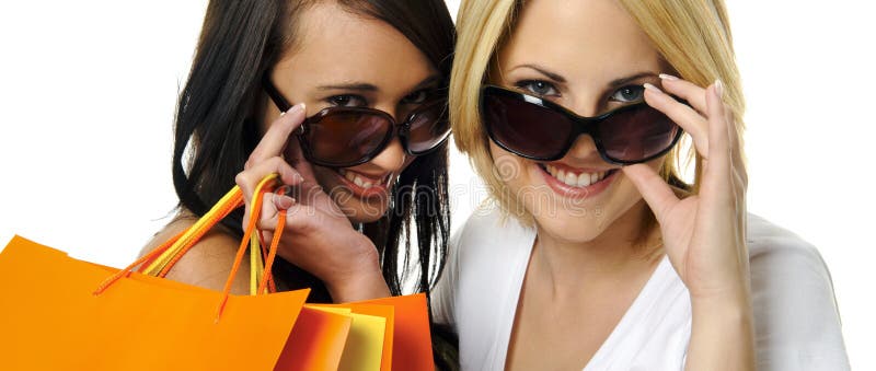 Best friends go shopping stock photo. Image of adult - 15481238