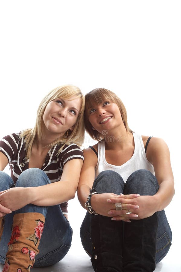 Best friends having fun stock image. Image of close, boots - 1548165