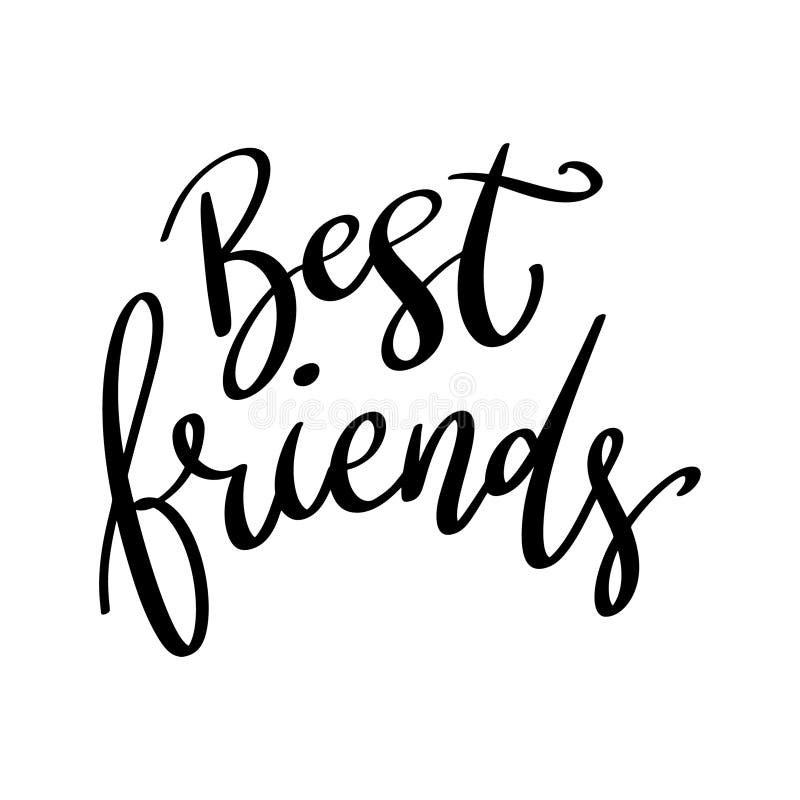 Friends Lettering Stock Illustrations – 11,308 Friends Lettering Stock ...