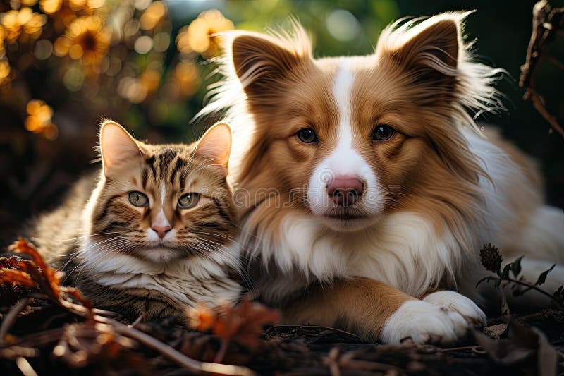 Best friends pets stock photo. Image of generated, small - 290372972