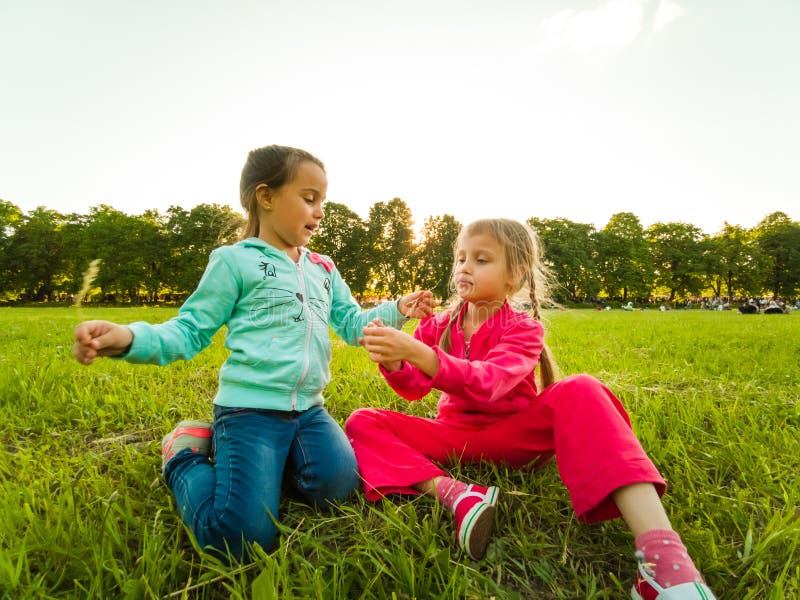 The Best Friends Playing Together Stock Image - Image of schoolyard ...