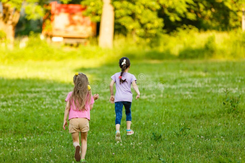 The Best Friends Playing Together Stock Image - Image of cute, smile ...