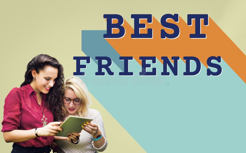 Best Friends Relationship Together Connection Fellowship Concept Stock ...
