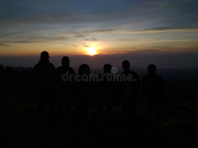 Best Friends Sunrise stock image. Image of sunrise, friends - 221636495