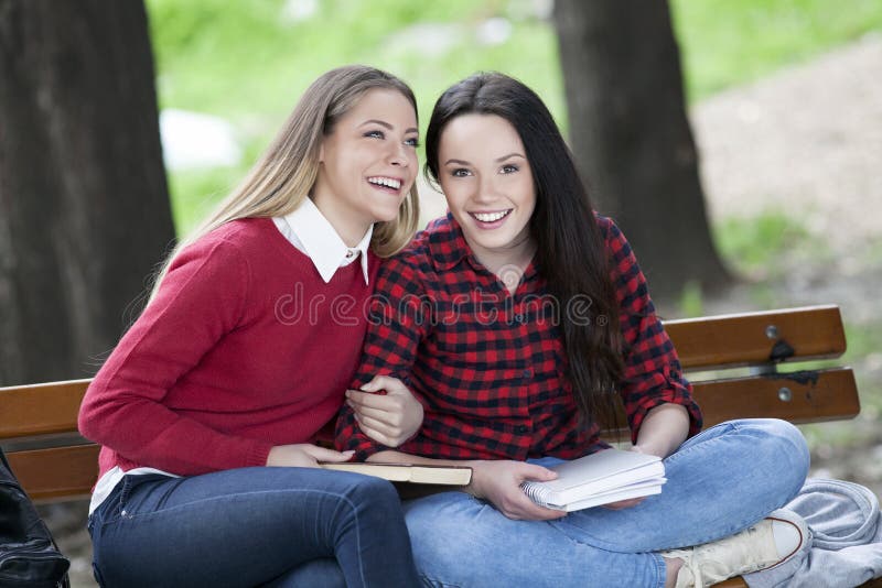 Happy students stock photo. Image of exam, class, thin - 1194964