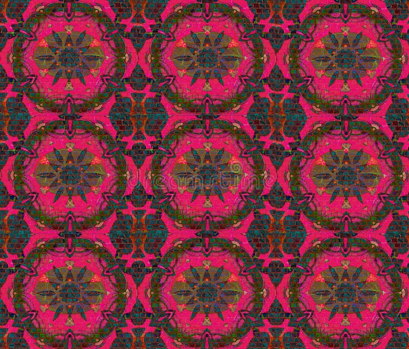 Best Design for Tile and Cloth Stock Illustration - Illustration of ...