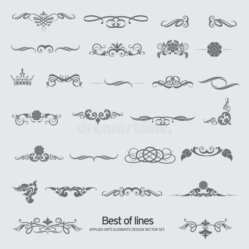 The Best Graphic Elements for Design. Stock Vector - Illustration of ...