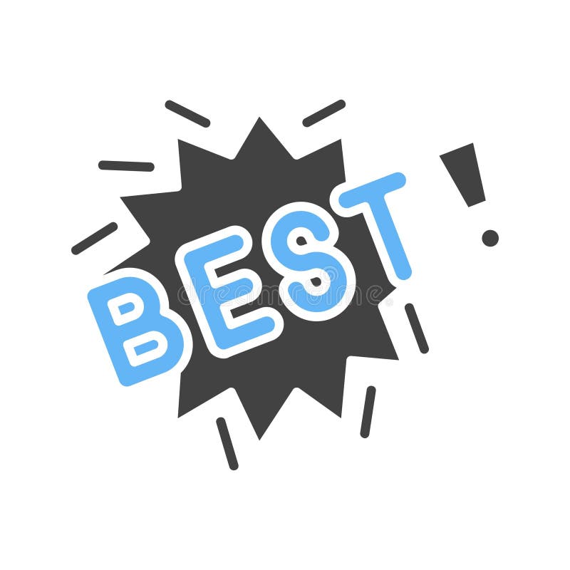 Best Icon Image. stock vector. Illustration of star - 290138767