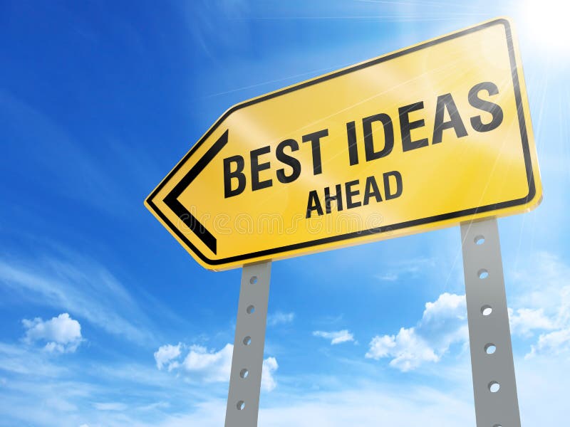 Best Ideas. Business People Create Ideas Stock Vector - Illustration of ...