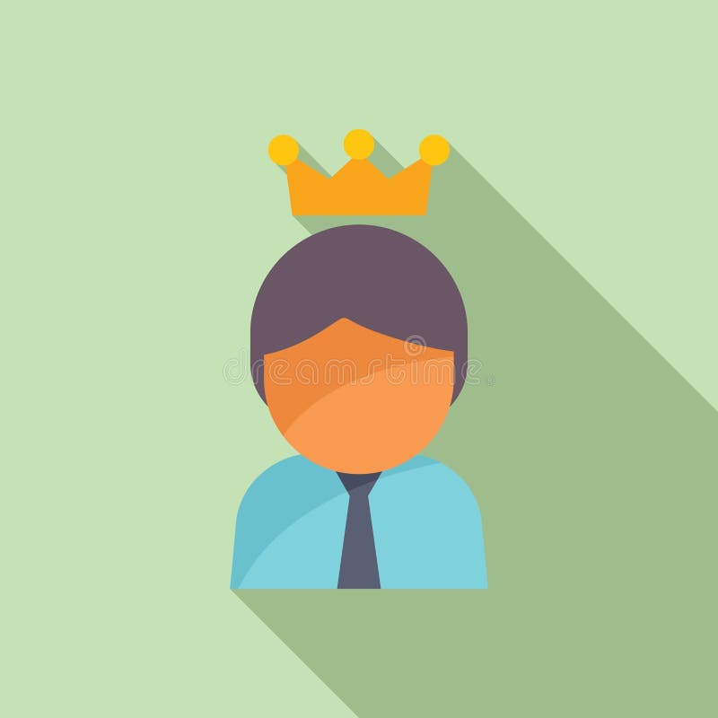 Best King Speaker Icon Flat Vector. Motivational Orator Stock Vector ...