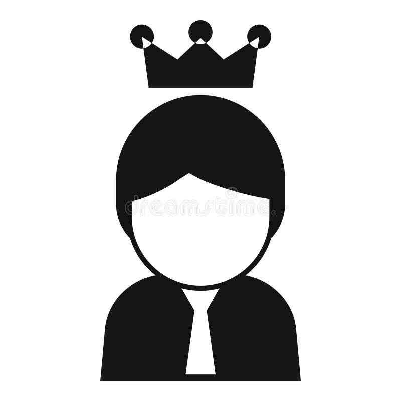 Best King Speaker Icon Simple Vector Motivational Orator Stock Illustration Illustration Of