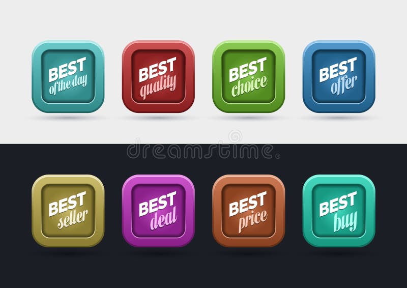 Best Label set stock vector. Illustration of commercial - 32217054