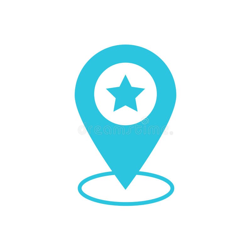 Best Location. Destination Pin Icon Stock Vector - Illustration of ...