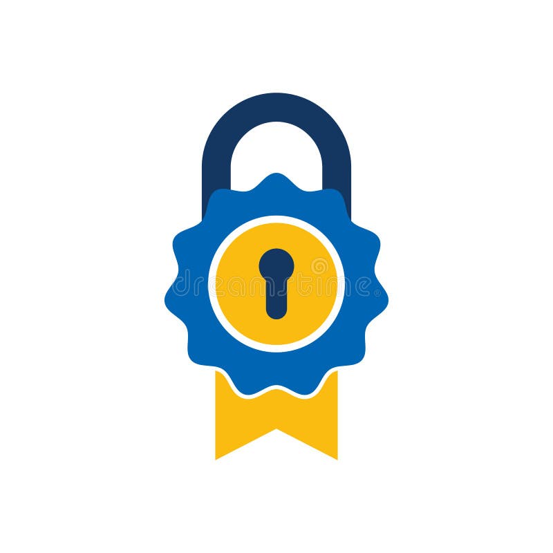 Best Lock Logo Icon Design stock vector. Illustration of protection ...
