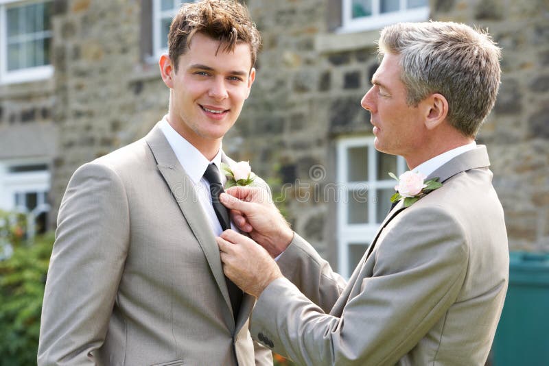 Best Man and Groom at Wedding Stock Image - Image of aged, love: 33081289
