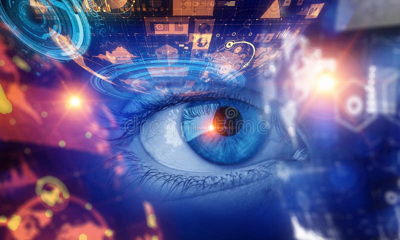 Best Media Technologies. Mixed Media Stock Photo - Image of cyberspace ...