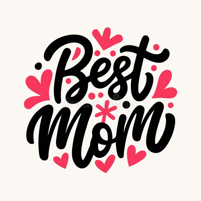 Best Mom Vecror Typography Design Stock Vector - Illustration of ...