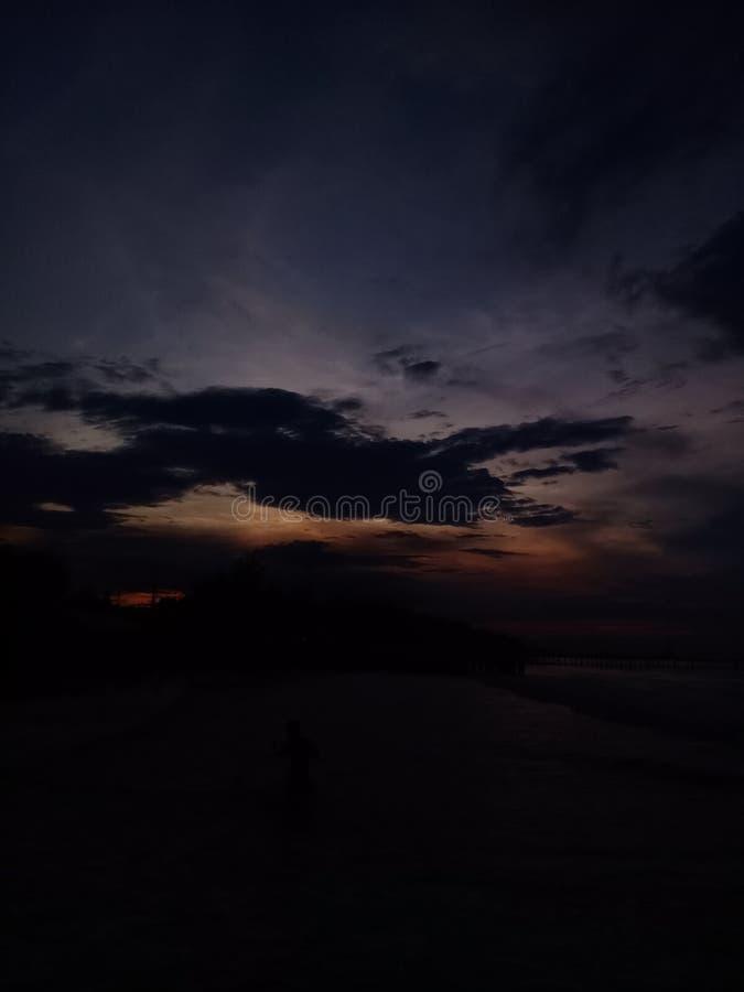 Best Nature Sunset for Today on Beach Stock Photo - Image of today ...