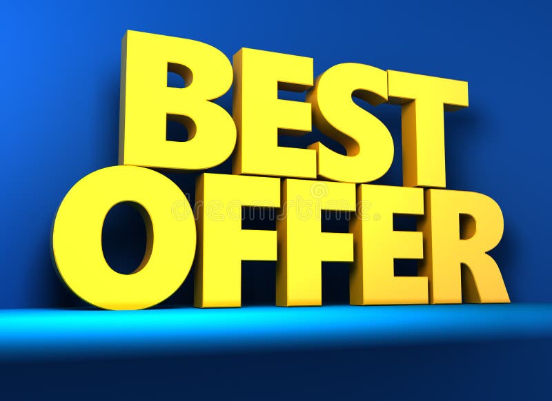 Best offer stock illustration. Illustration of large - 51139893