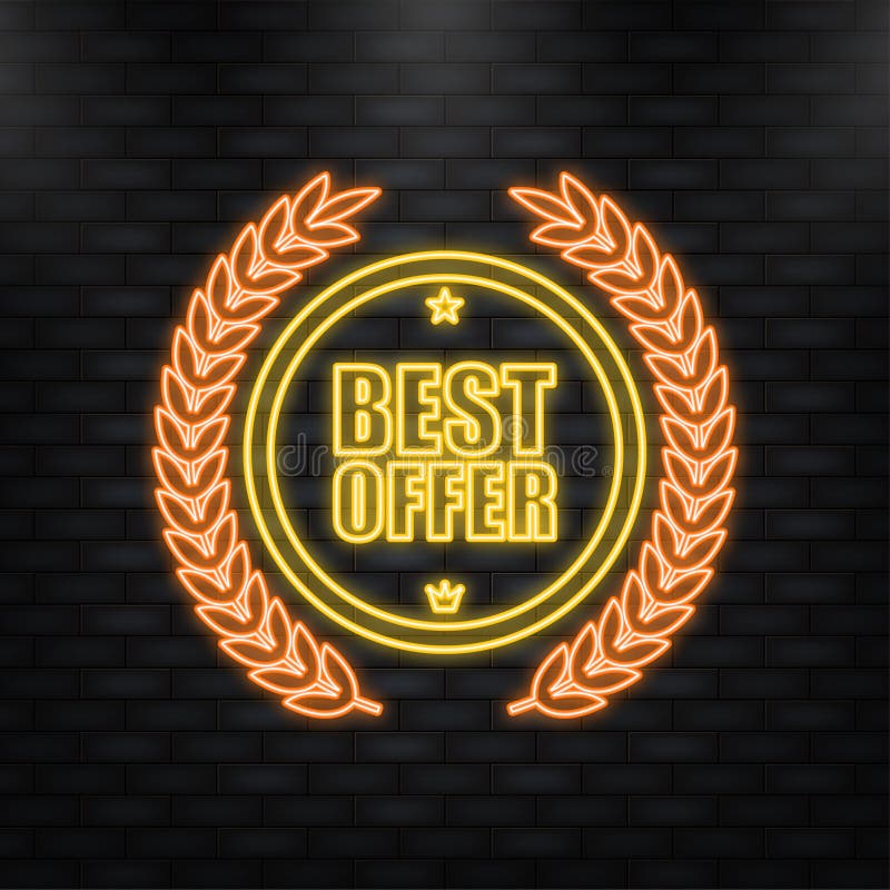 Best Offer Golden Label, Gold Award. Vector Illustration. Stock Vector ...