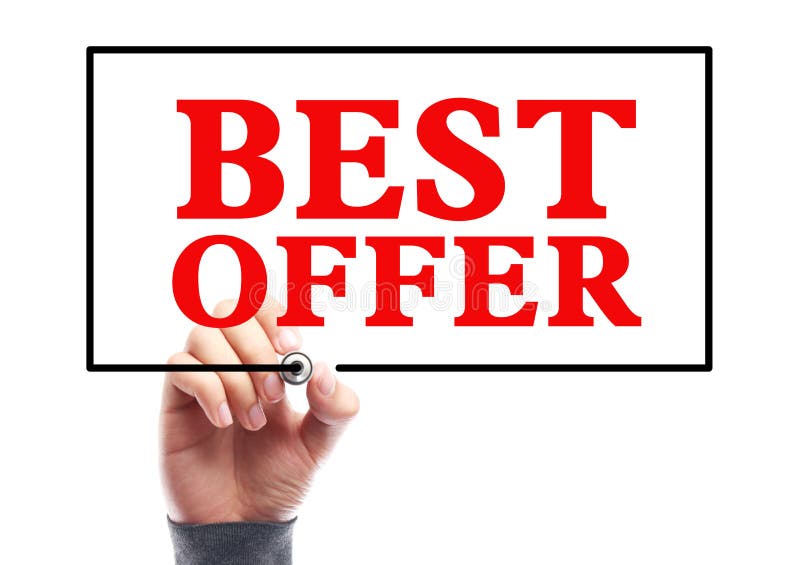 Best Offer stock photo. Image of premium, isolated, consumer - 59199490