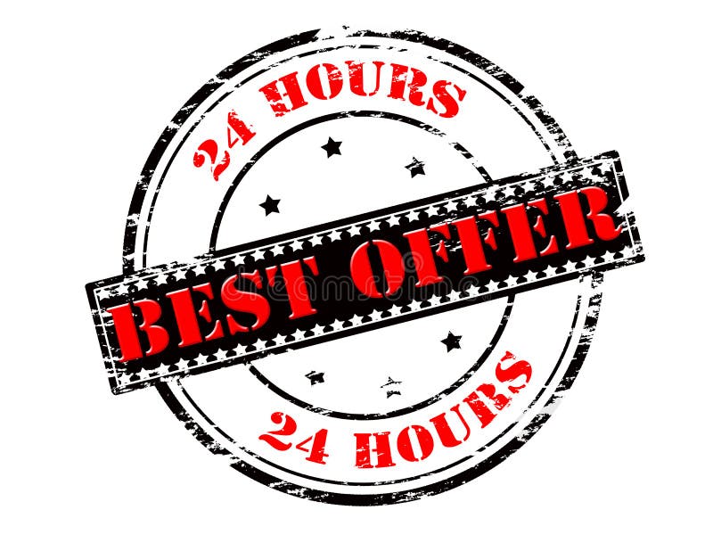 Best offer stock illustration. Illustration of black - 92047074