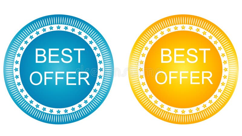Best Offer Vector Icon Design Stock Illustration - Illustration of ...