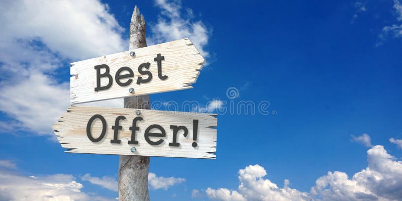 Best Offer - Wooden Signpost with Two Arrows Stock Illustration ...