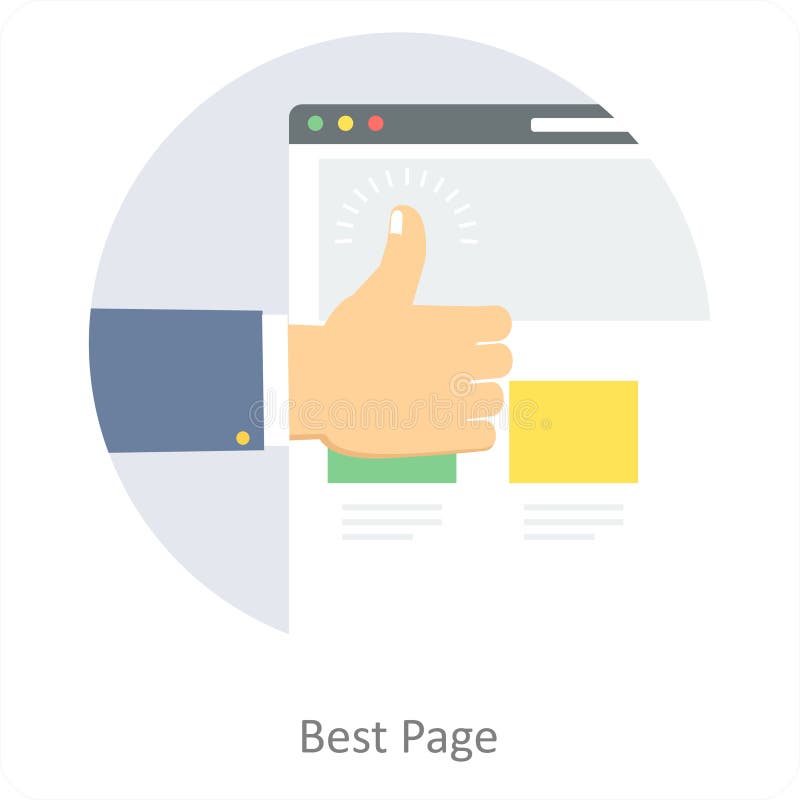 Best Page stock vector. Illustration of technology, concept - 264944113