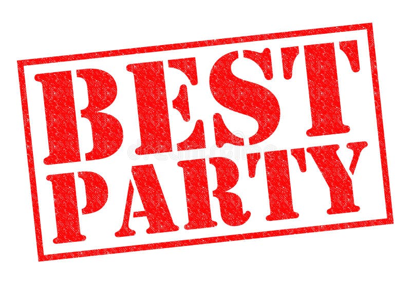 Best Party Banner Template. Best Party Ribbon Label Stock Vector ...