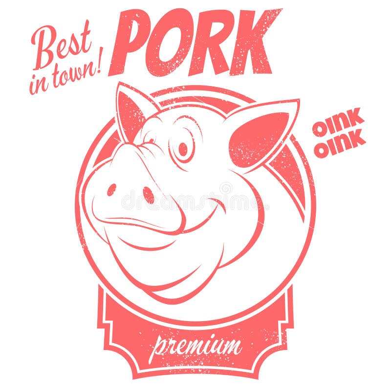 Best Pork Sign Stock Vector - Image: 38975104
