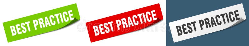Best Practice Banner Template. Best Practice Ribbon Label. Stock Vector ...