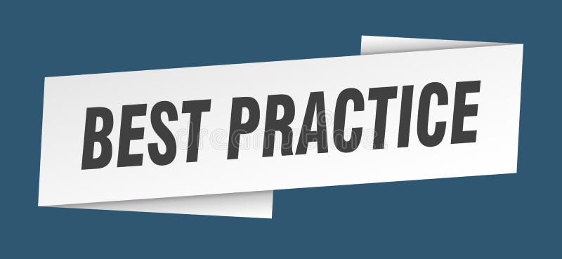 Best Practice Banner Template. Best Practice Ribbon Label Stock Vector ...