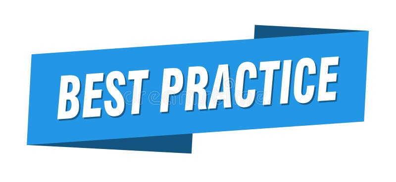 Best Practice Banner Template. Best Practice Ribbon Label Stock Vector ...