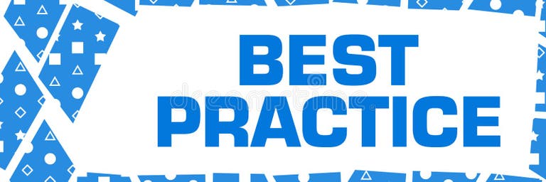 Best Practice Blue White Chunks Left Border Stock Illustration ...