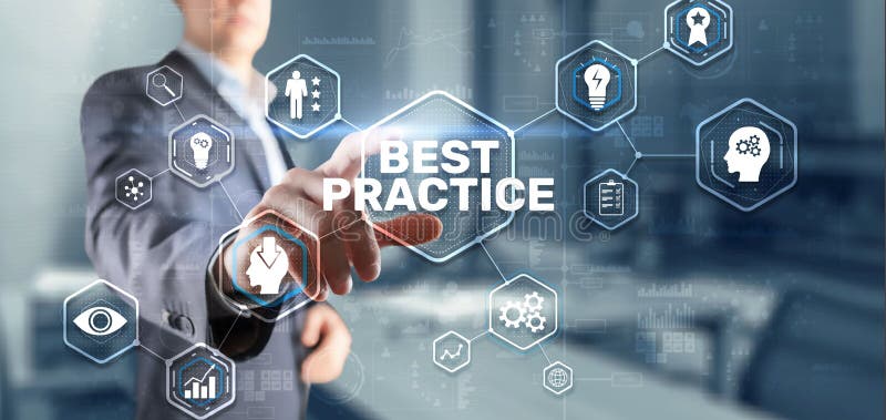Best Practice Business Technology Internet Successful Business Concept ...