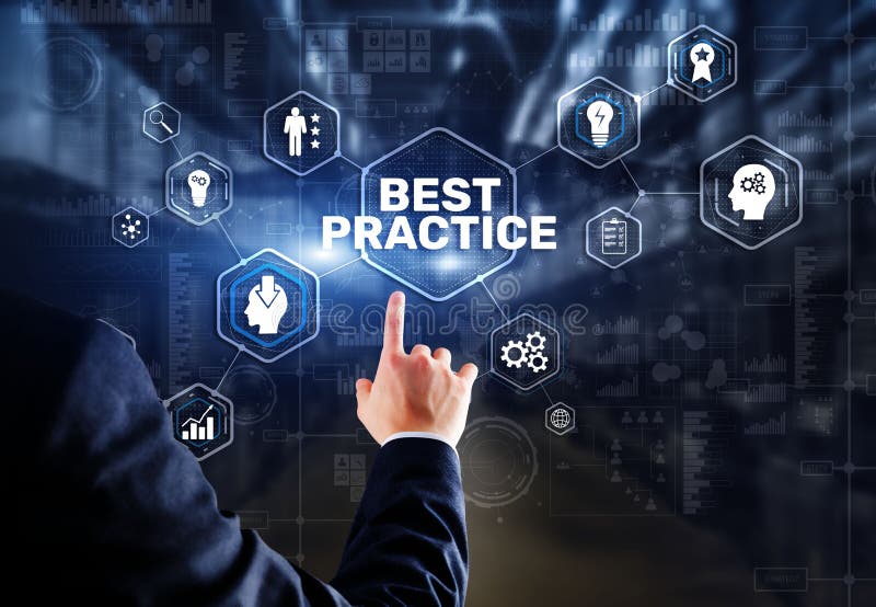 Best Practice Business Technology Internet Successful Business Concept ...