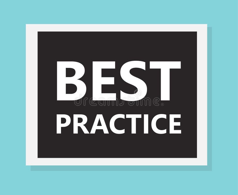 Best practice concept stock vector. Illustration of action - 121466409