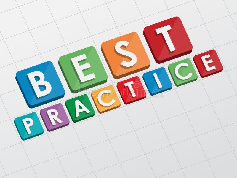 Best practice, flat design stock photo. Image of flat - 39627436