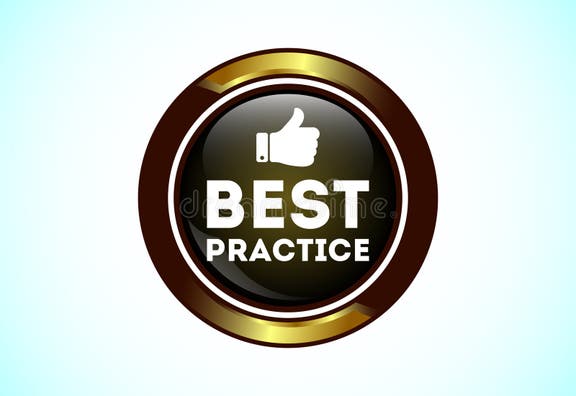 Best Practice Icon Design Illustration. Best Practice Button for Mobile ...