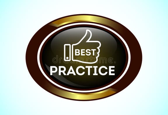 Best Practice Icon Design Illustration. Best Practice Button for Mobile ...