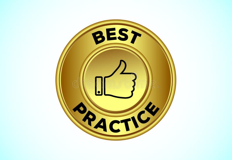Best Practice Icon Design Illustration. Best Practice Button for Mobile ...