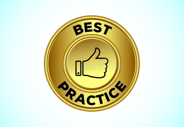 Best Practice Icon Design Illustration. Best Practice Button for Mobile ...
