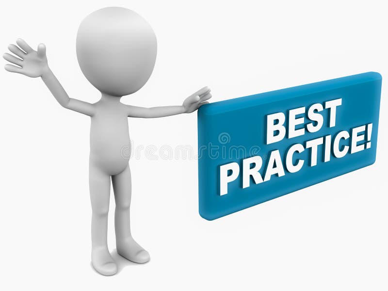 Best practice ahead sign stock illustration. Illustration of background ...