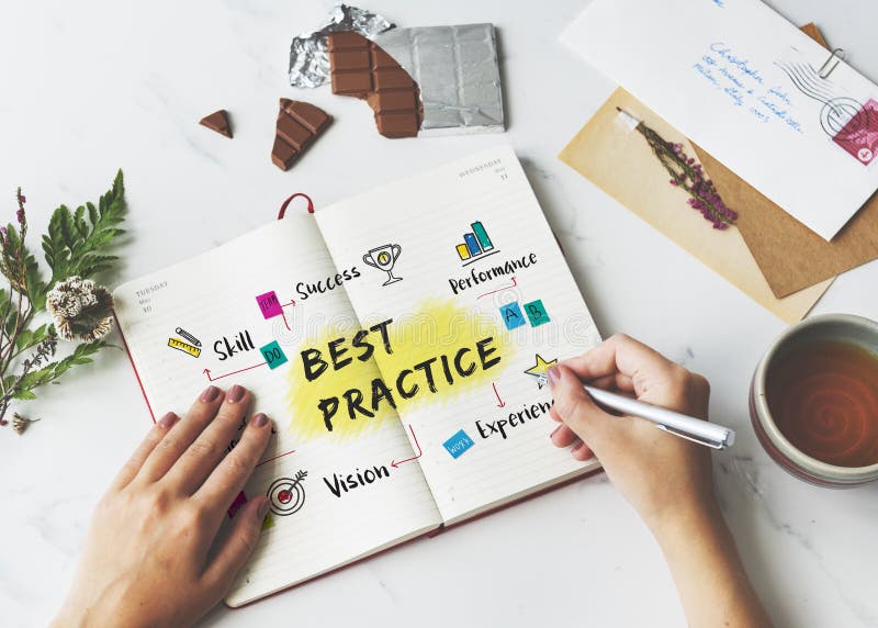 Best Practice Plan Vision Strategy Success Stock Image - Image of lead ...