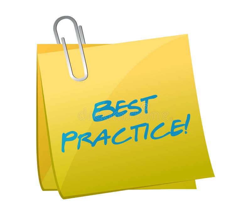 Best practice ahead sign stock illustration. Illustration of background ...
